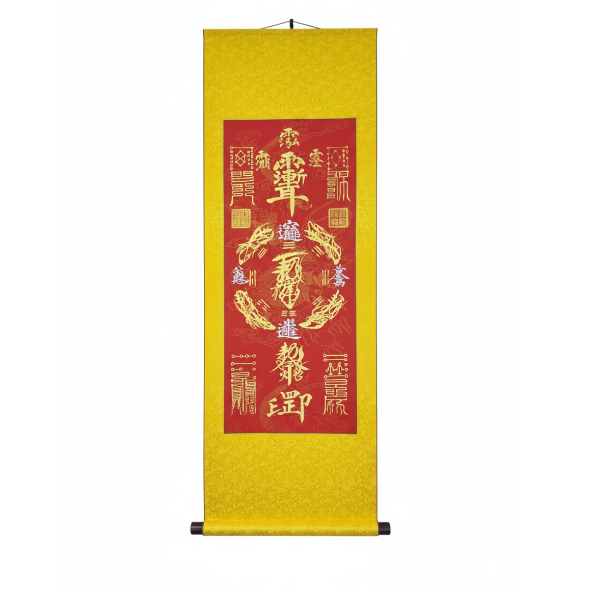 Grand Master's Hand-Painted & Consecrated Talisman Scroll (Large 145cm ...